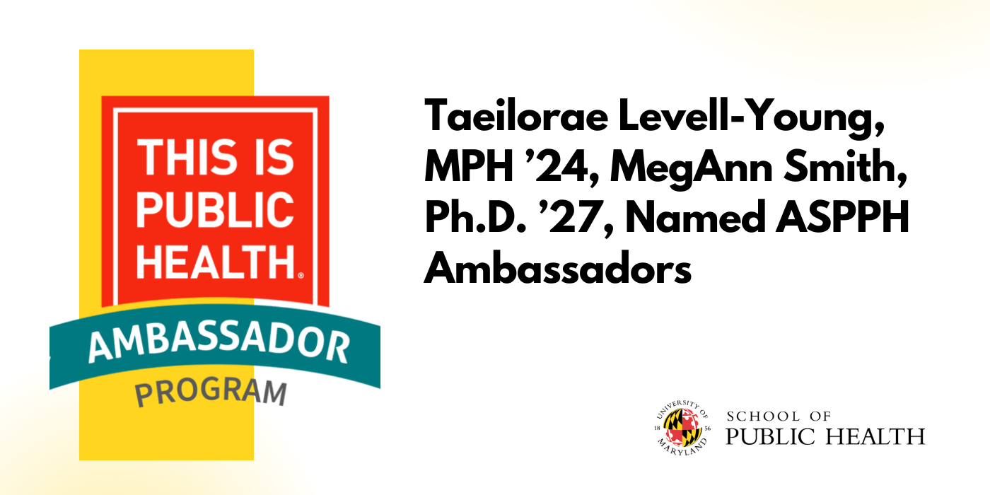 Home | University of Maryland | School of Public Health